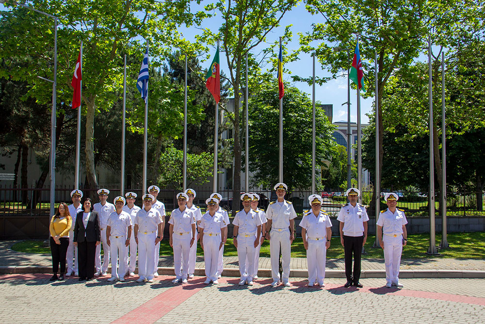 Azerbaijani flag raised at NATO Maritime Security Centre of Excellence ...